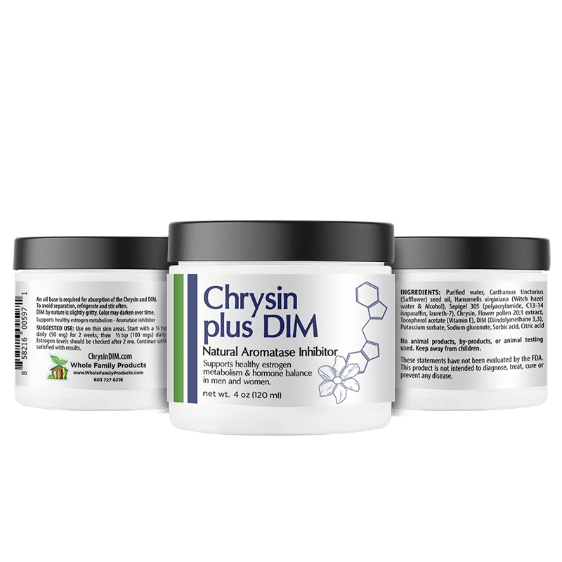 Chrysin with DIM and Swedish Flower Pollen Extract Support Prostate Health