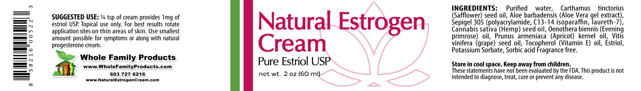 Shop Best Natural Estrogen Cream for Menopause Problems | Whole Family ...